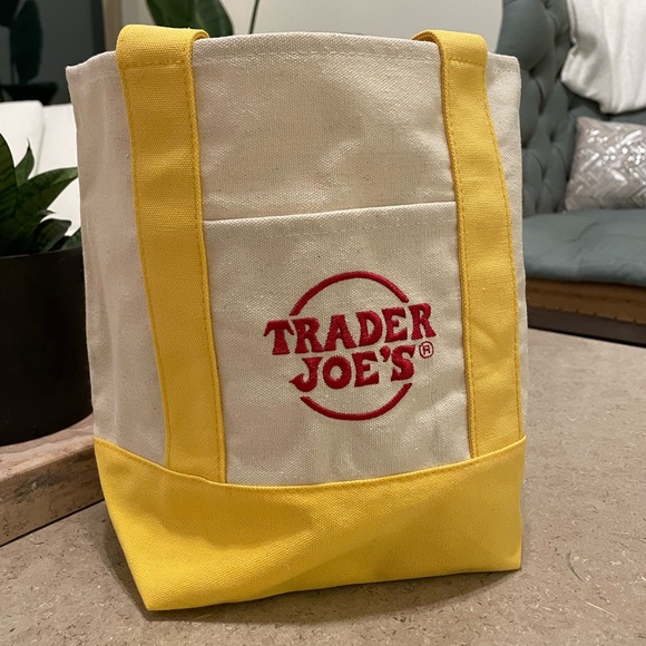 Bags | Trader Joes Mini Tote Bag | Poshmark